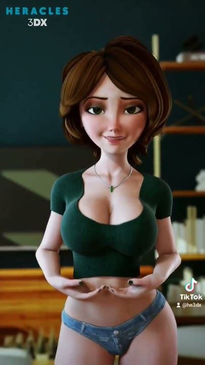 Aunt Cass Dancing Big Hero 6 3d Animation Shorts Worthit Fyp