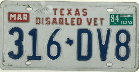 Dav Military Honor Plates