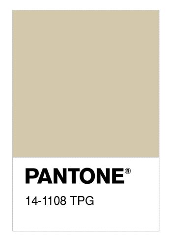 Colore Pantone® 14 1108 Tpg Wood Ash Numerosamenteit
