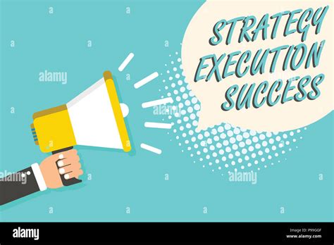 Word Writing Text Strategy Execution Success Business Concept For