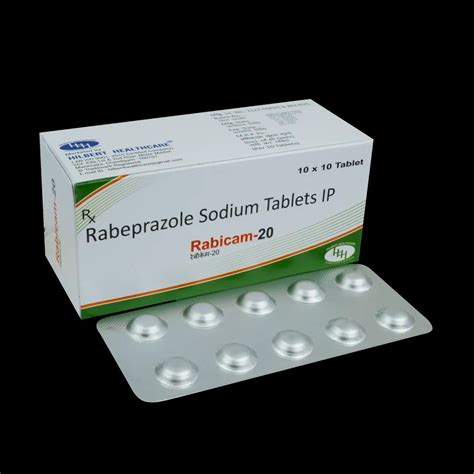 Rabeprazole Sodium 20 Mg Tablets At Rs 850box Manimajra Id