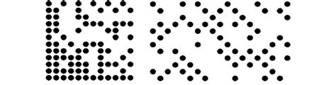 Datamatrix Dot Coding Left And Dotcode Coding Right Download