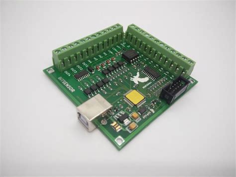 CNC MACH USB Axis KHz USB CNC Smooth Stepper Motion Controller Card Breakout Board For CNC