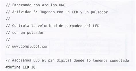 Tecnorosi Arduino 3 Un Led Y Un Pulsador