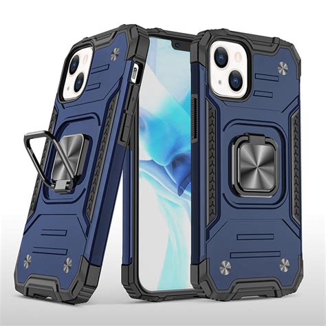 Shockproof Iphone 13 Heavy Duty Case Cover Tough Apple Ring Holder