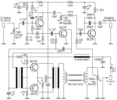 Spring Reverb Circuit