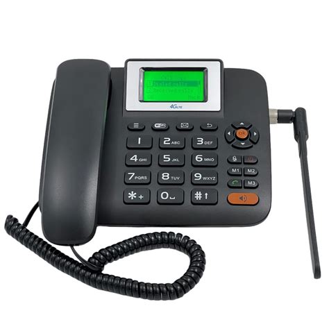 Volte Call Landline Phone With G SIM Card Slot WIFI Hotspot