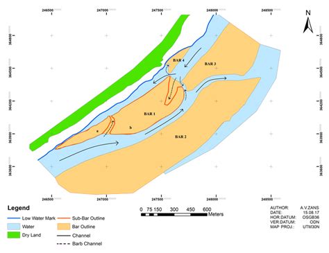 Map Showing The Author S Interpretation Of Direction Of Flow In The Download Scientific Diagram