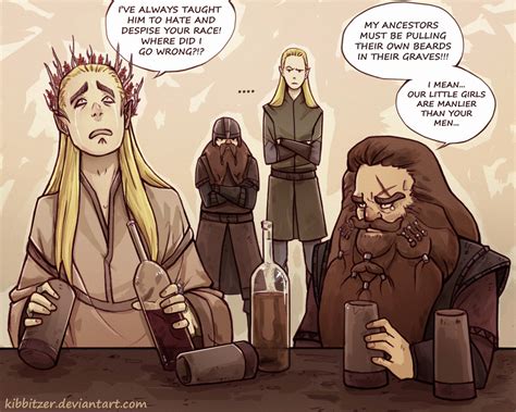 Gloin And Thranduil Filikili And The Others Fan Art 36278364 Fanpop