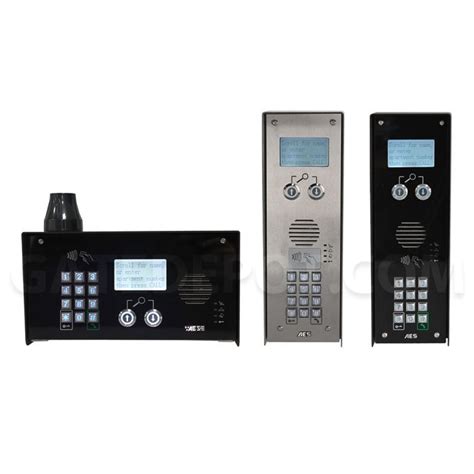 Aes Global Multicom Classic Cellular Intercom W Keypad And Proximity Reader