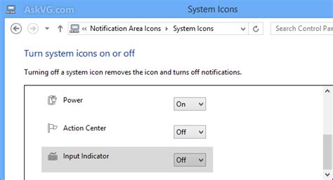 Fix “input Indicator” Icon Comes Back In Taskbar Notification Area After Restarting Windows