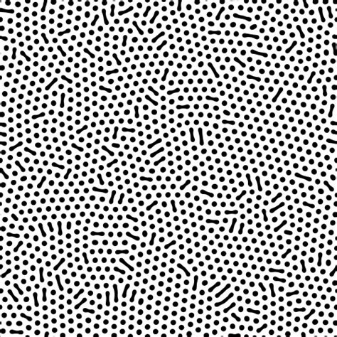 Seamless Pattern Monochrome Organic Shapes Vector Image