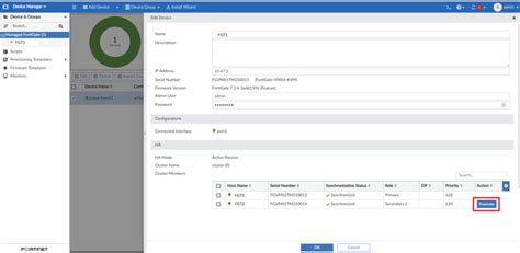 Technical Tip How To Promote Fortigate Ha Cluster Fortinet Community