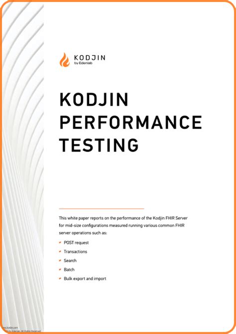 The Performance Of Kodjin Fhir Server In Convenient Guide