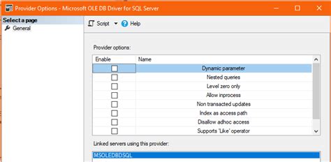 OLE DB Provider MSOLEDBSQL With SQL Server Not Supported Database Administrators Stack Exchange