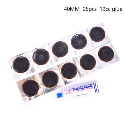 25mm30mm40mm52mm Round Nature Rubber Patch Tyre Grandado