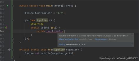 【java异常】variable Used In Lambda Expression Should Be Final Or