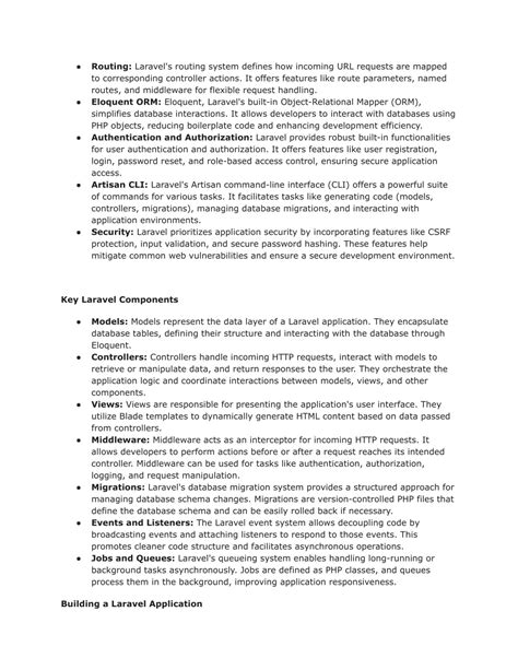 Ppt Laravel Web Development A Comprehensive Guide Powerpoint