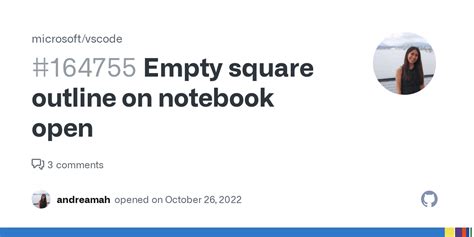 Empty Square Outline On Notebook Open · Issue 164755 · Microsoftvscode · Github