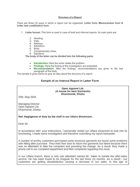 S6 Te 6 Sample Formats Of Report Pdf Abstract Summary