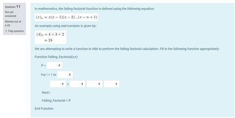 Solved We Are Attempting To Write A Function In VBA To Chegg