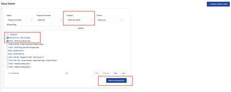 How To Bulk Delete Features Or Epics In Jira Align By Using The Mass