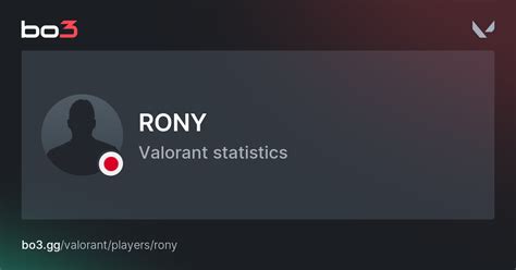 Rony Valorant Stats Wec C