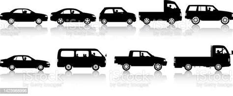 Vehicle Silhouettes Stock Illustration Download Image Now Car In