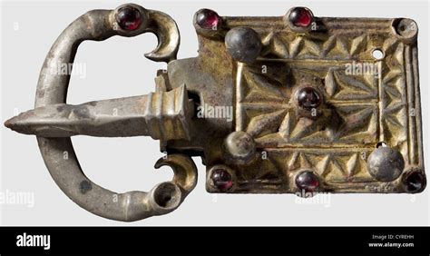 A Visigothic Silver Belt Buckle 5th6th Century Ad The Rectangular