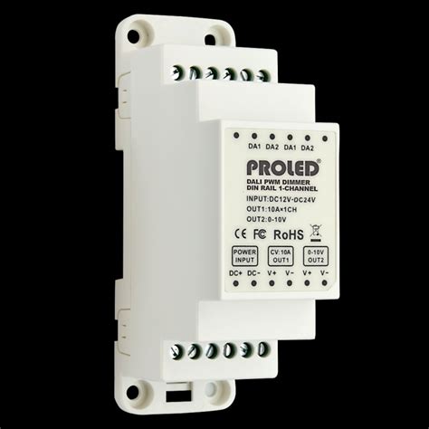 Driver De Led PWM Dali PWM Dimmer DIN RAIL 1 Channel LEDBOX Company
