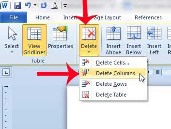 How To Delete Column From Table In Word Solve Your Tech