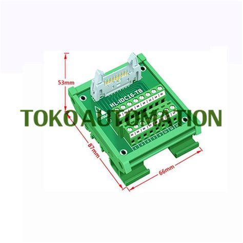 Jual Idc 16 Male Terminal Block Breakout Board Relay Adapter Connector Sg57 Jakarta Utara