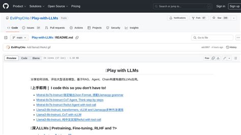 Github Play With Llms Features Alternatives Toolerific