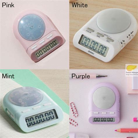 Authentic Dretec Korean Study Timer Hobbies Toys Stationery Craft Other Stationery