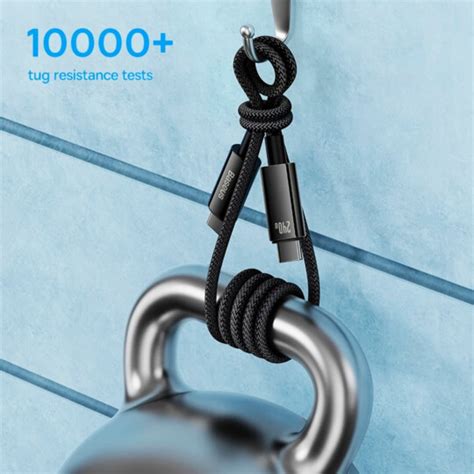 Cabo Tipo C Para Tipo C W M Tungsten Gold Preto Baseus Cawj