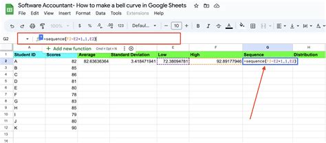 How To Make A Bell Curve In Google Sheets Step By Step Guide