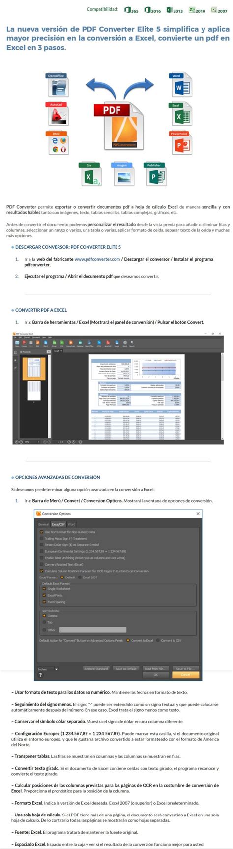 convertir un pdf a excel en 3 pasos profesor de power bi y excel