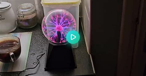 The Electromagnetic Field From A Plasma Ball Causing A Strip Light Remote To Send Out A Signal