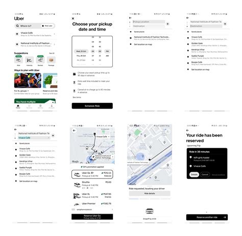 Uber Schedule Ride Flow Interaction Re Design By Jahanvi Singh On Dribbble