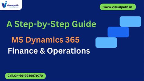 Microsoft Dynamics 365 Finance And Operations A Step By Step Guide Best Software Training