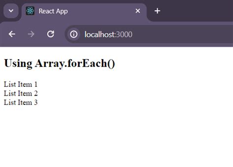 Different Ways To Render A List Of Items In React GeeksforGeeks