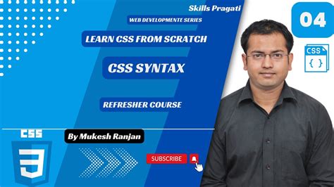 Css Syntax Youtube