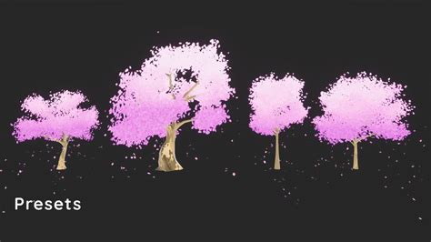 Artstation Stylized Vfx Trees Gpu Based Effect Game Assets