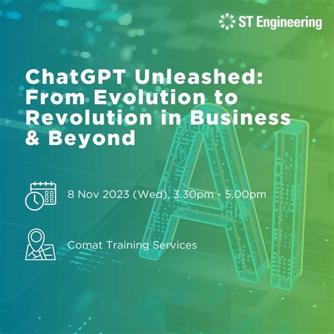 St Engineering E Services On Linkedin Stengineering Seminar Chatgpt Artificialintelligence