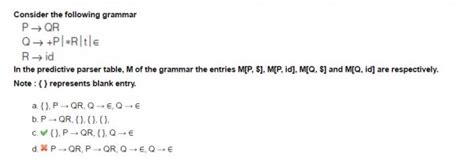 Compiler Design Madeeasy Subject Test Compiler Design Parsing