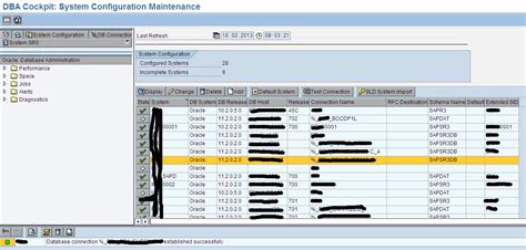 Dba Cockpit Configuration In Managed System Setup Sap Community