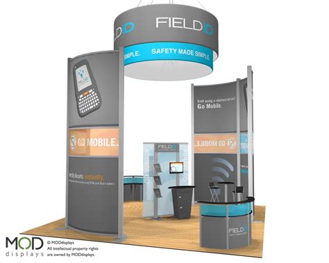 Modular Island Exhibit 2020 07 Trade Show Booth Display