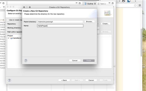 Java Error While Configuring Local Repository In Git In Eclipse Stack Overflow