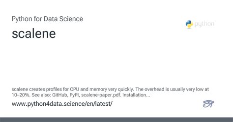 Scalene Python For Data Science 2430