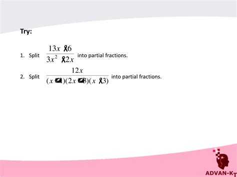 PPT Mastering Partial Fraction Decomposition PowerPoint Presentation ID